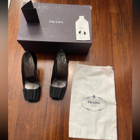 Prada | Shoes | Prada Patent Leather Womens Heels | Poshmark